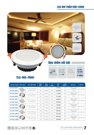 TLC LIGHTING CATALOGUE | PDF