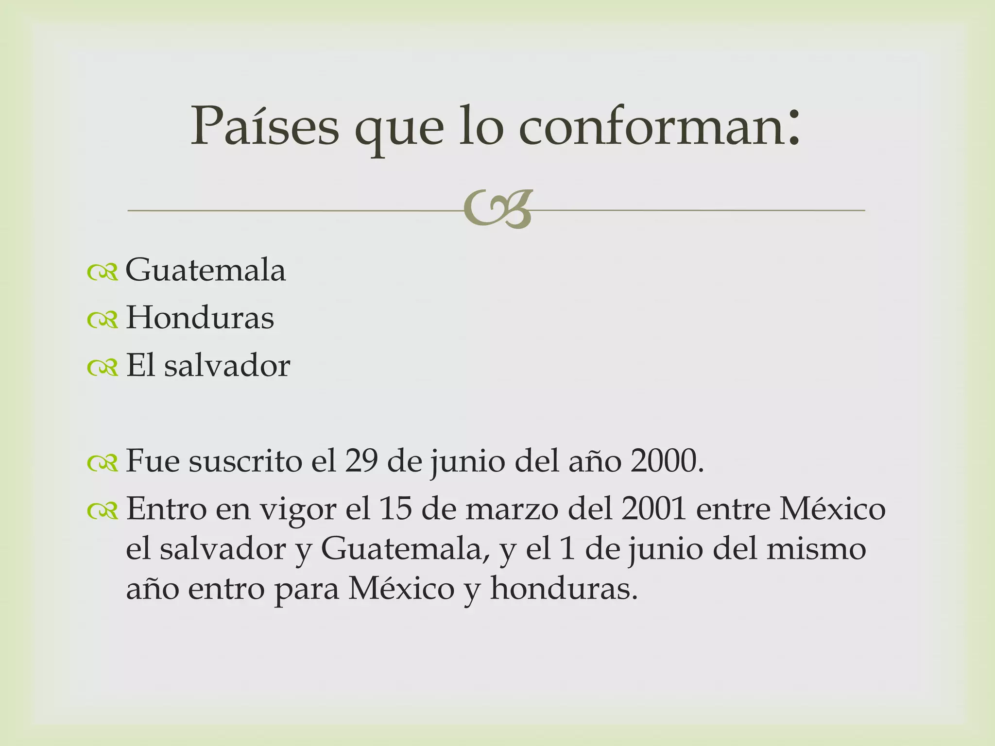 Tlc mexico triangulo del norte | PPT