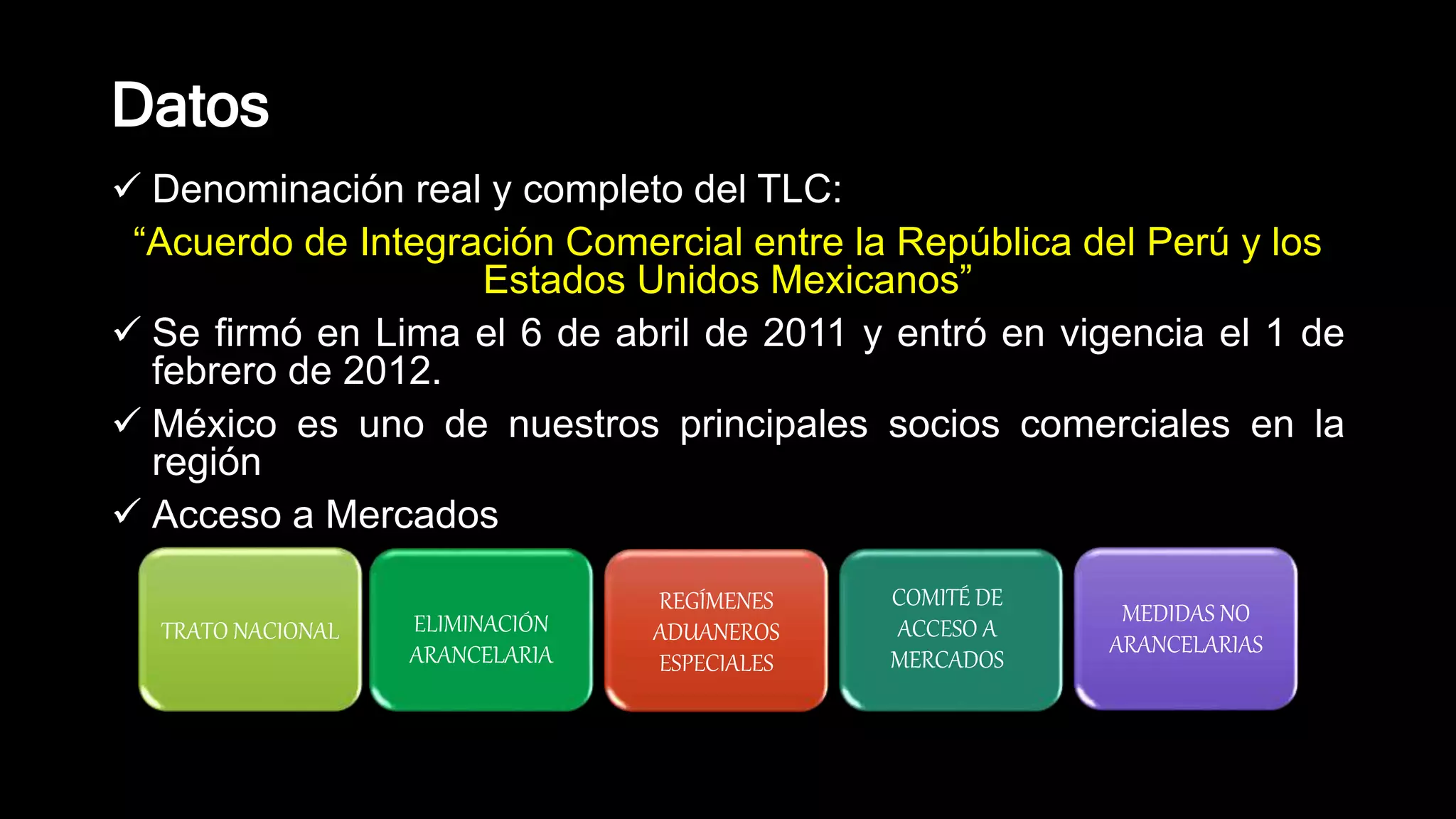 TLC Perú - México | PPT | Descarga Gratuita