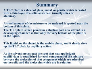 Thin Layer Chromatography and Paper chromatography.ppt
