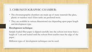 Paper Chromatography & Thin Layer Chromatography | PPTX