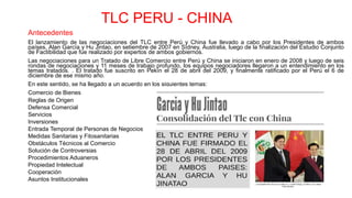 Tlc Peru y China | PPTX