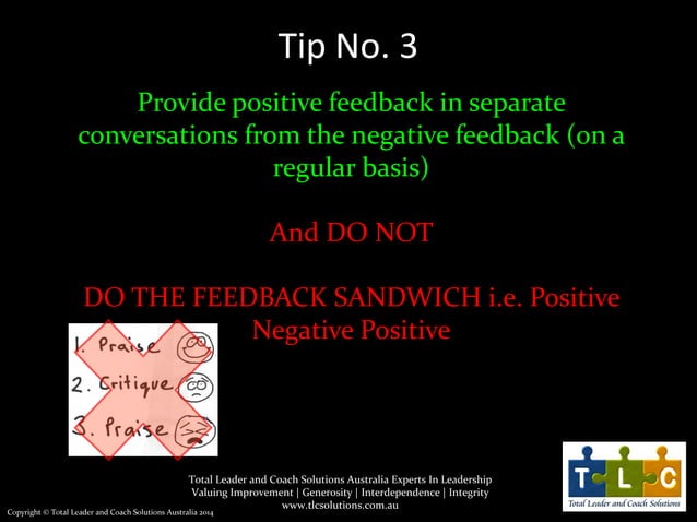 Top five tips for highly effective feedback | PPT
