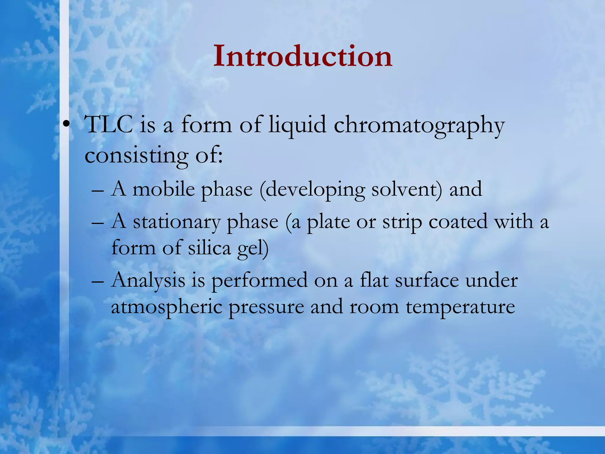 TLC, thin layer chromatography | PPT