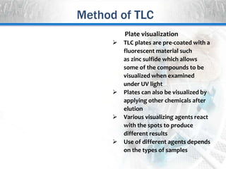 Tlc(thin layer chromatography ) | PPTX | Skin Care | Beauty