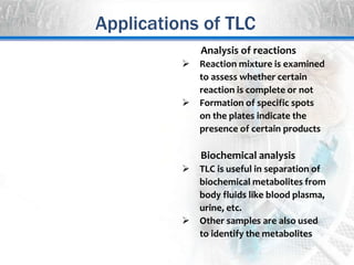 Tlc(thin layer chromatography ) | PPTX | Skin Care | Beauty