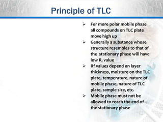 Tlc(thin layer chromatography ) | PPTX | Skin Care | Beauty