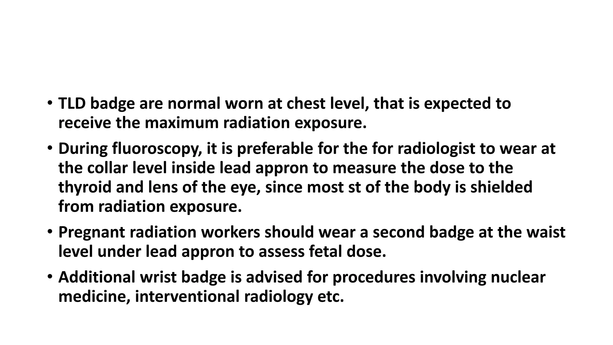 Thermoluminsence dosimeter | PPTX