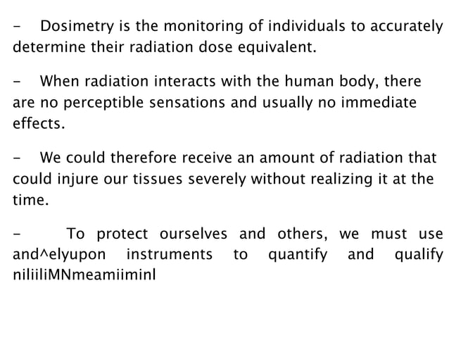 TLD.ppt | Medical Tests | Medical Health