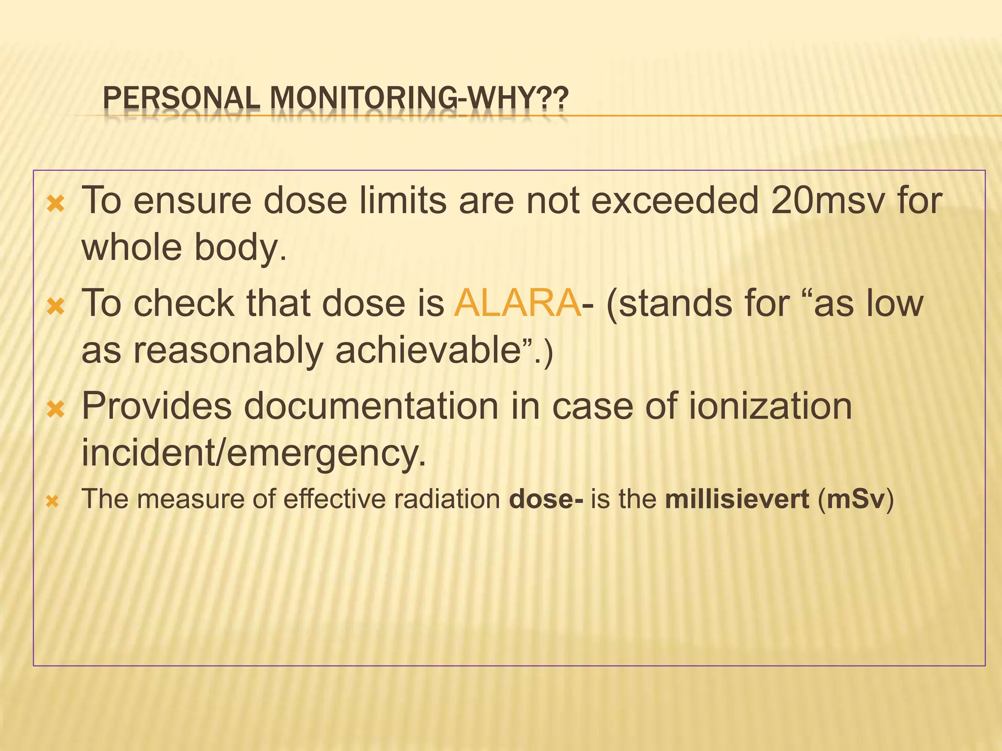 Tld(thermoluminescence device) radiology | PPT