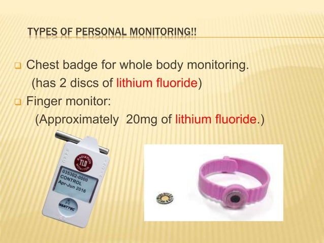 Tld(thermoluminescence device) radiology | PPT