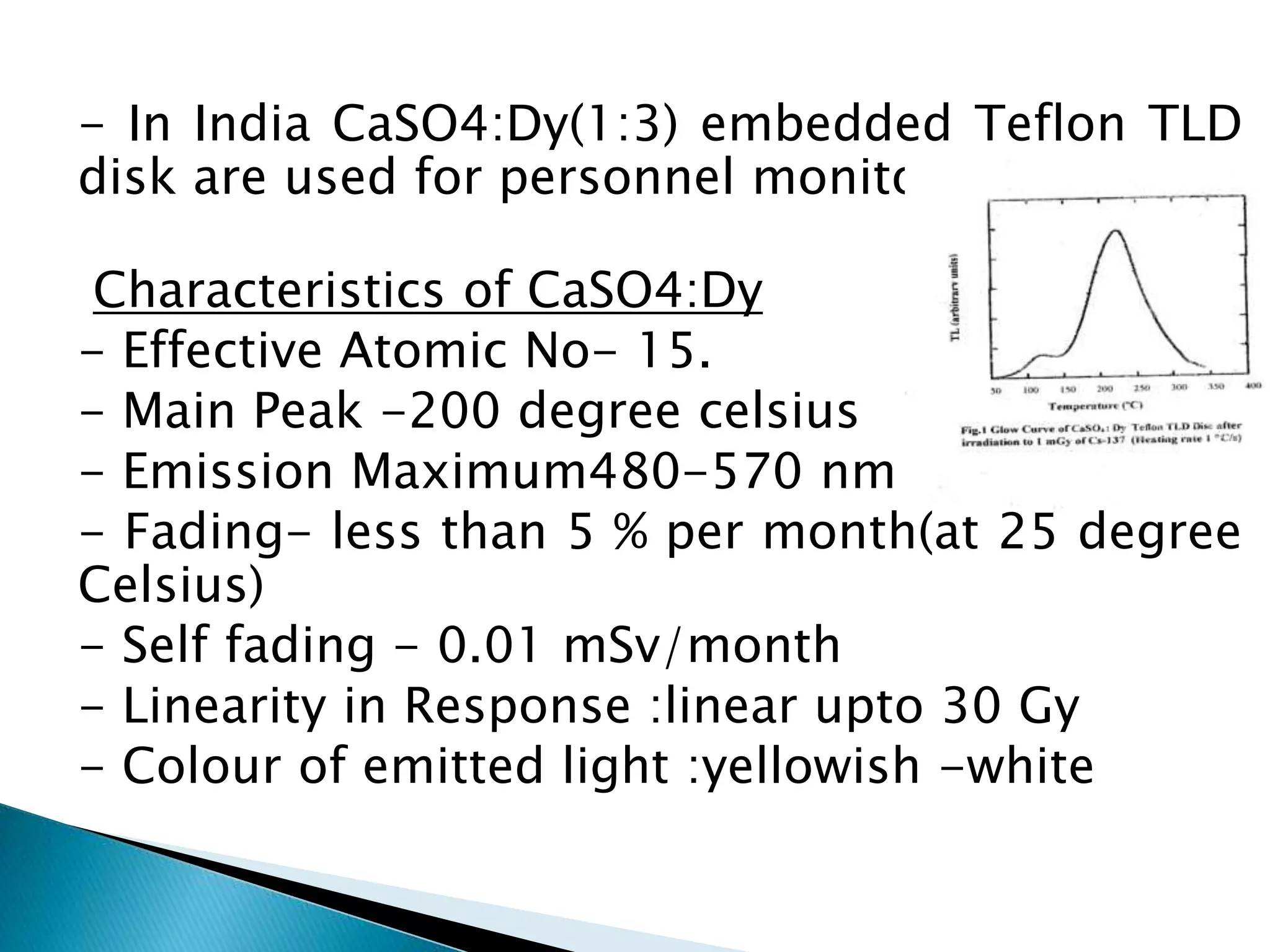 Thermoluminescent dosimeter | PPTX