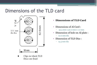 Comprehensive Guide to TLD Badge Personal Dosimetry and Radiation ...