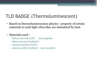 Comprehensive Guide to TLD Badge Personal Dosimetry and Radiation ...