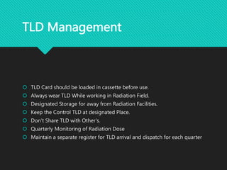 Understanding TLD Management: Ensuring Radiographer Safety in X-ray ...