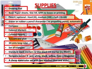 DESIGN WORKSHOP (TLD ENglish) SUPPLIES | PPTX