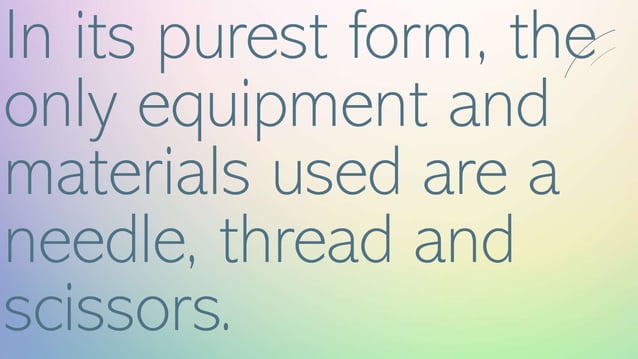 TLE-10-Needle-Craft.pptx | Needlework | Arts and Crafts
