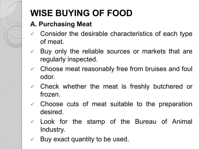 Purchasing, Receiving, and Storing Food | PPTX | Grocery Shopping ...