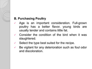 Purchasing, Receiving, and Storing Food | PPTX
