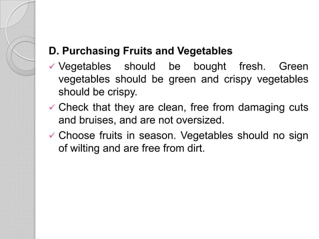 Purchasing, Receiving, and Storing Food | PPTX | Grocery Shopping ...