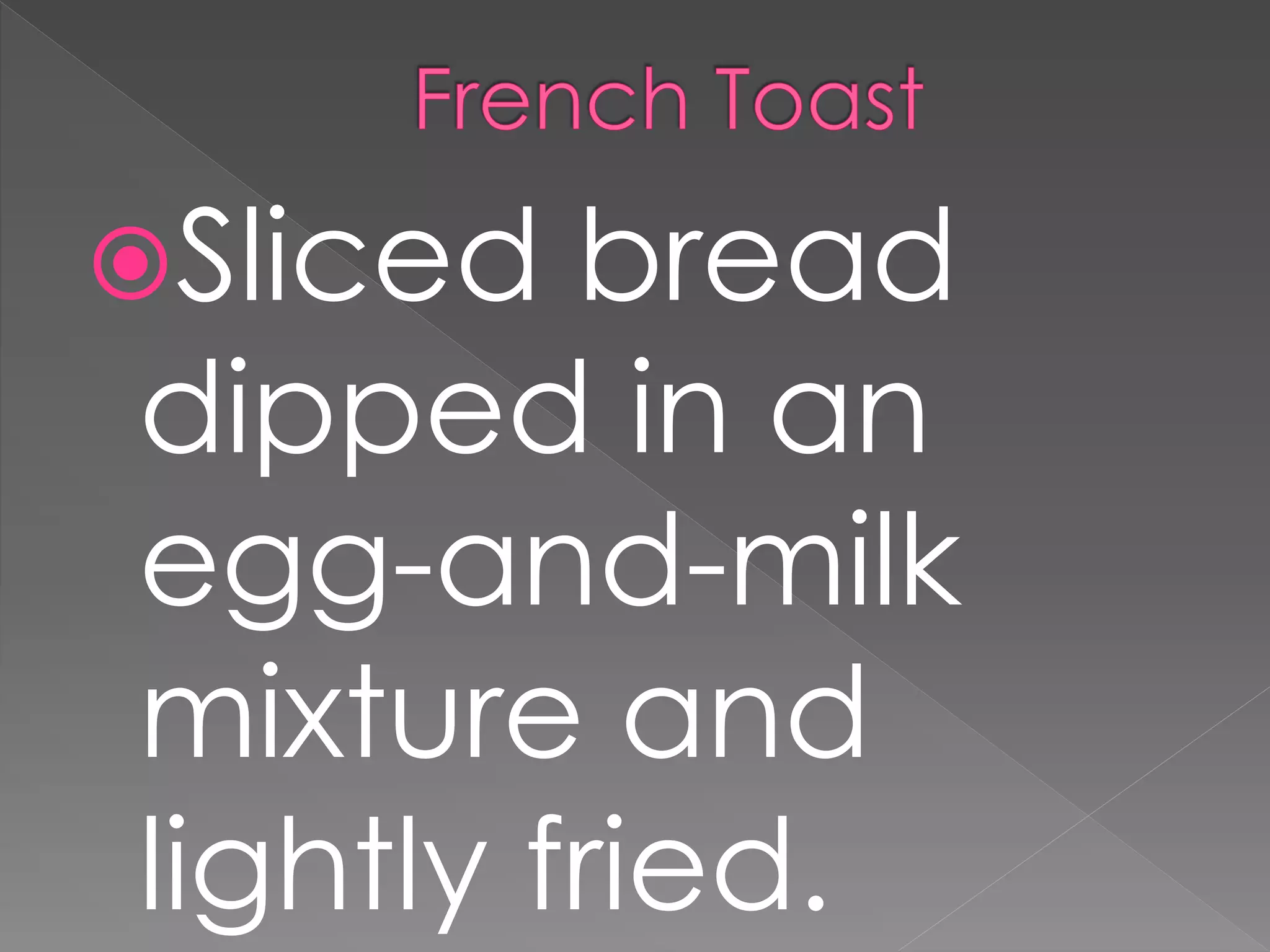 Common Culinary Terms (Sandwiches) | PPTX