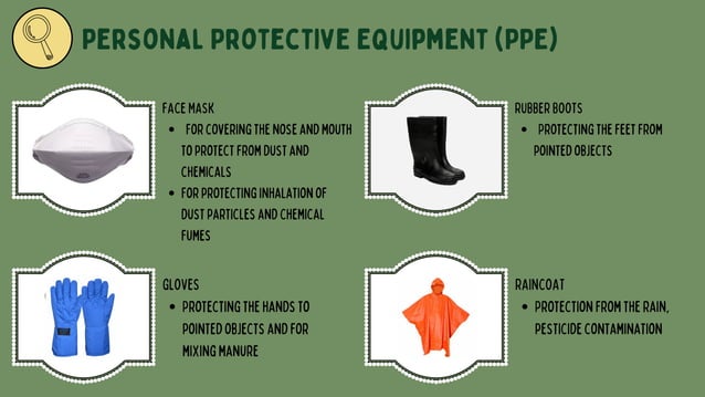 REQUIRED PERSONAL PROTECTIVE EQUIPMENT IN HORTICULTURAL WORK | PDF ...