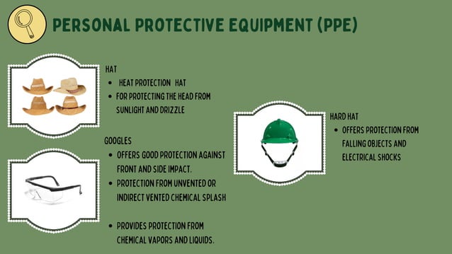 REQUIRED PERSONAL PROTECTIVE EQUIPMENT IN HORTICULTURAL WORK | PDF ...