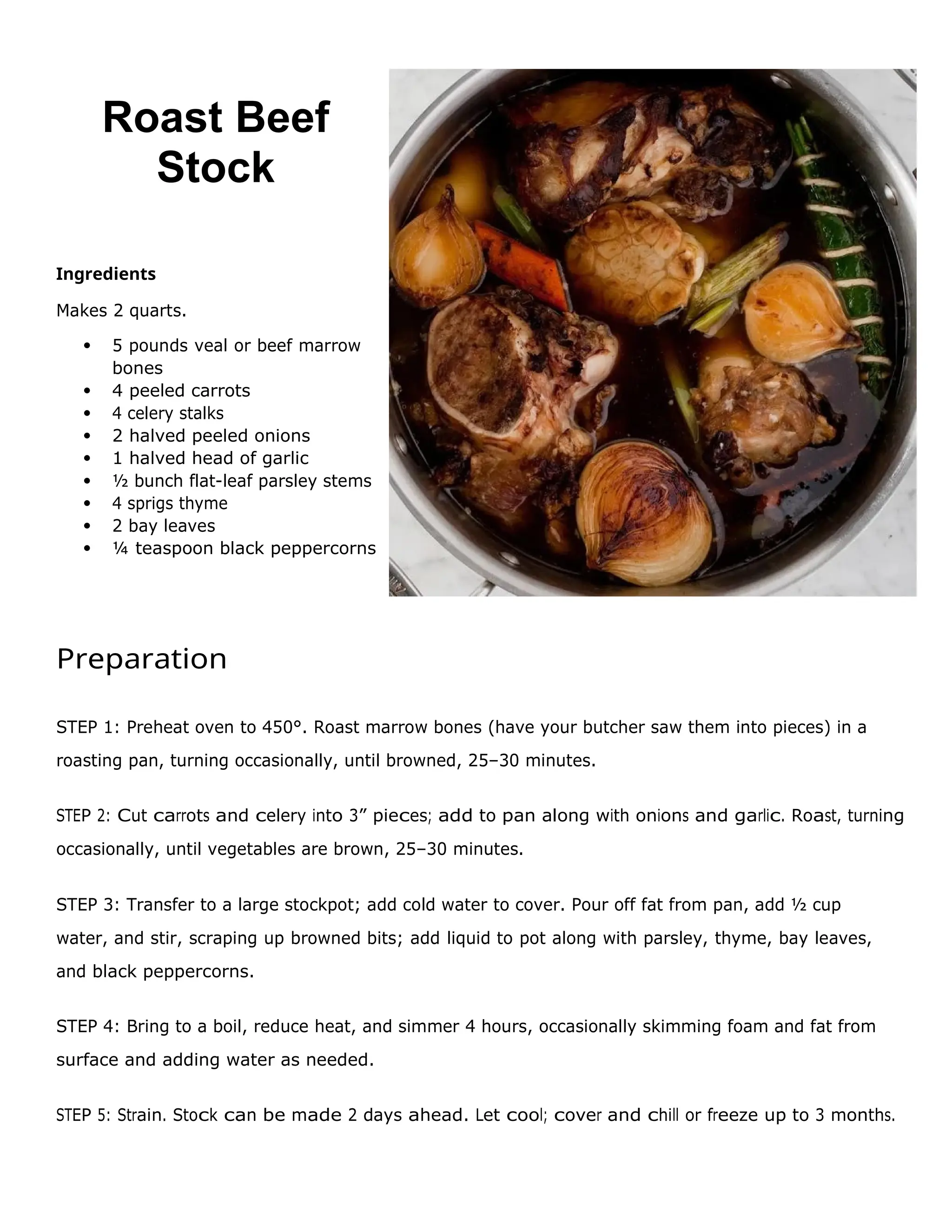 COOKERY 10: STOCK, SOUP, AND SAUCE RECIPES | DOCX