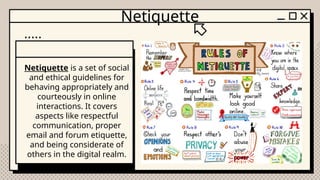 Legal, Ethical and Societal Issues in Media and The information | PPTX