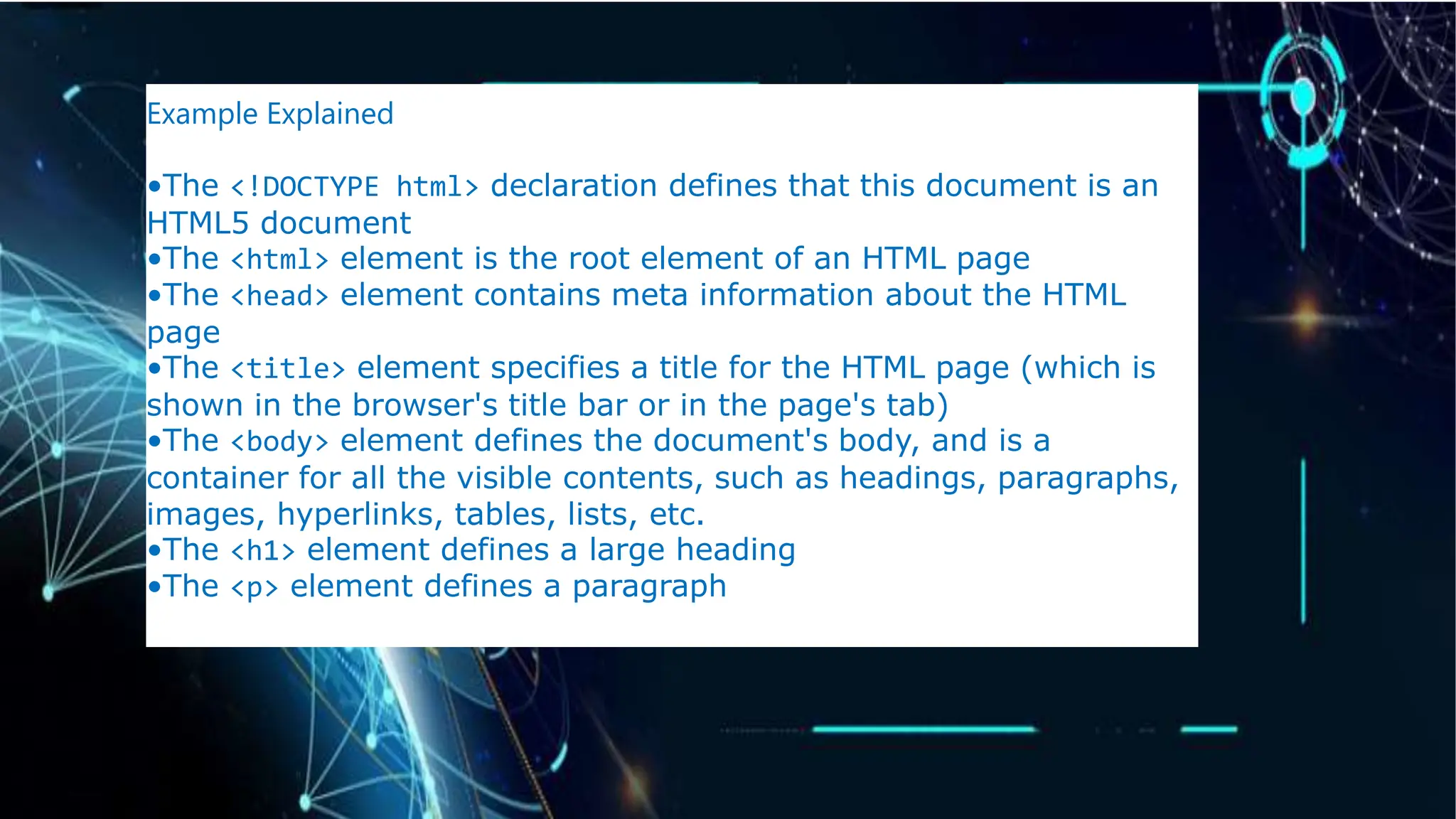 TLE_8/PowerpointPresentation/Project_8lo | PPTX | Web Design and HTML | Internet