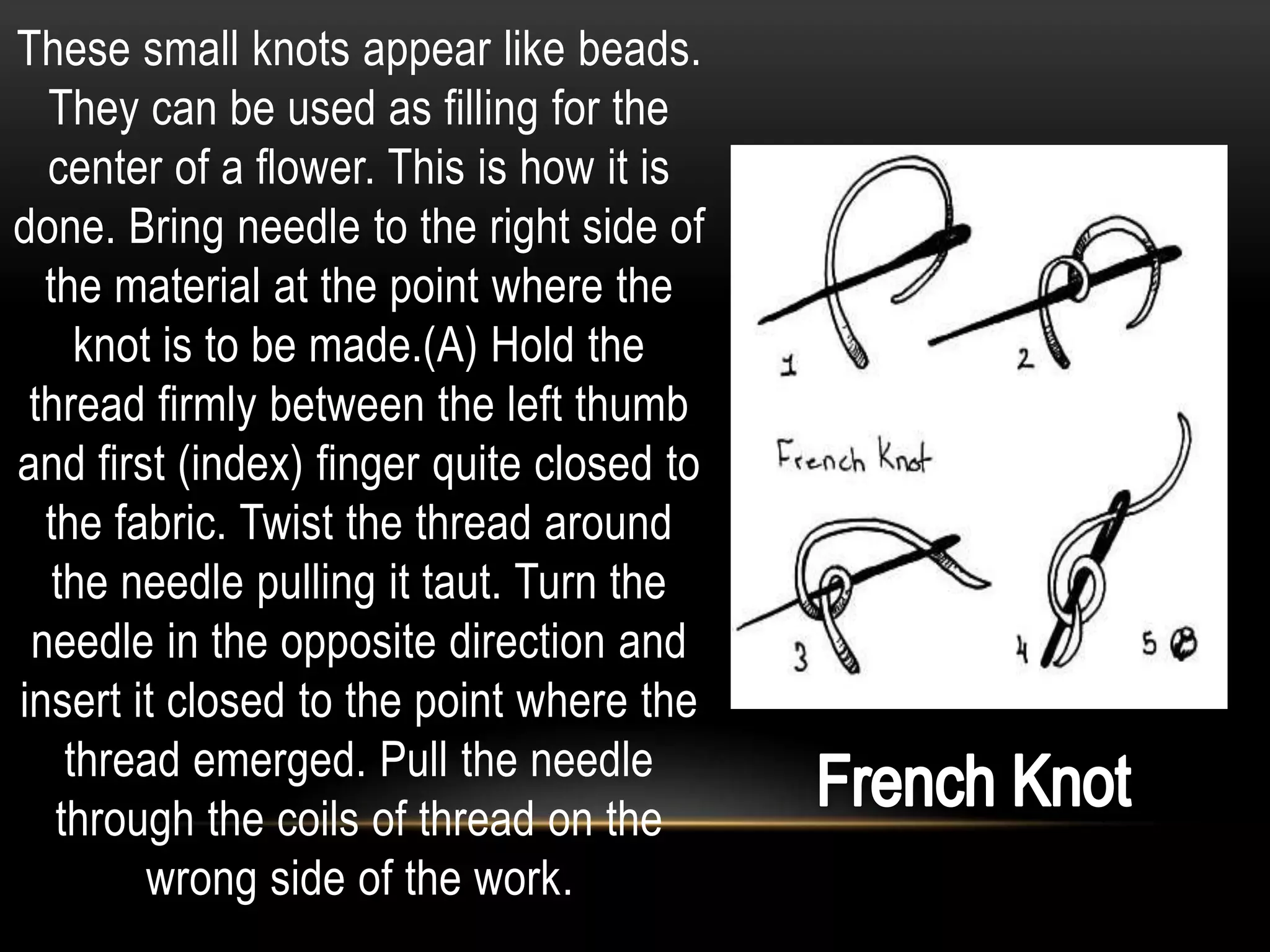 MAKING CALADO EMBROIDERY | PPTX