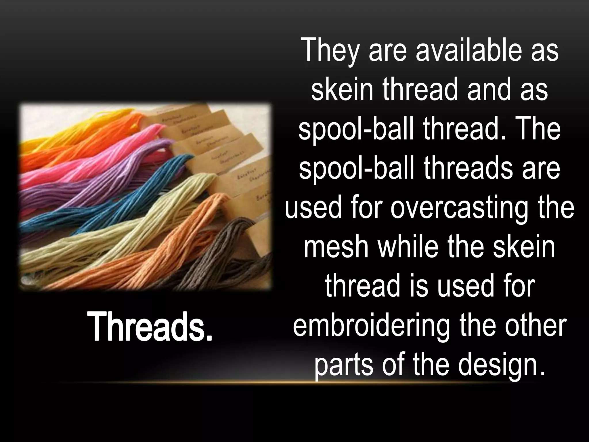 MAKING CALADO EMBROIDERY | PPTX