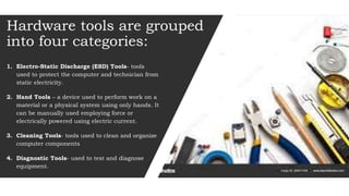 TLE - COMPUTER SYSTEMS SERVICING - HAND TOOLS | PPTX