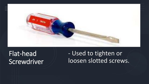 TLE - COMPUTER SYSTEMS SERVICING - HAND TOOLS | PPTX | Computer ...