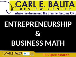 TLE - ENTREP _ BUSINESS MAThsjddjjfjfjfjfjfjfjfjjdjj | PPTX