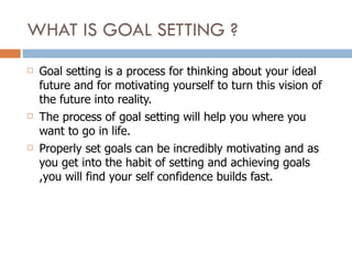 Tle I Personal Goal Setting | PPT