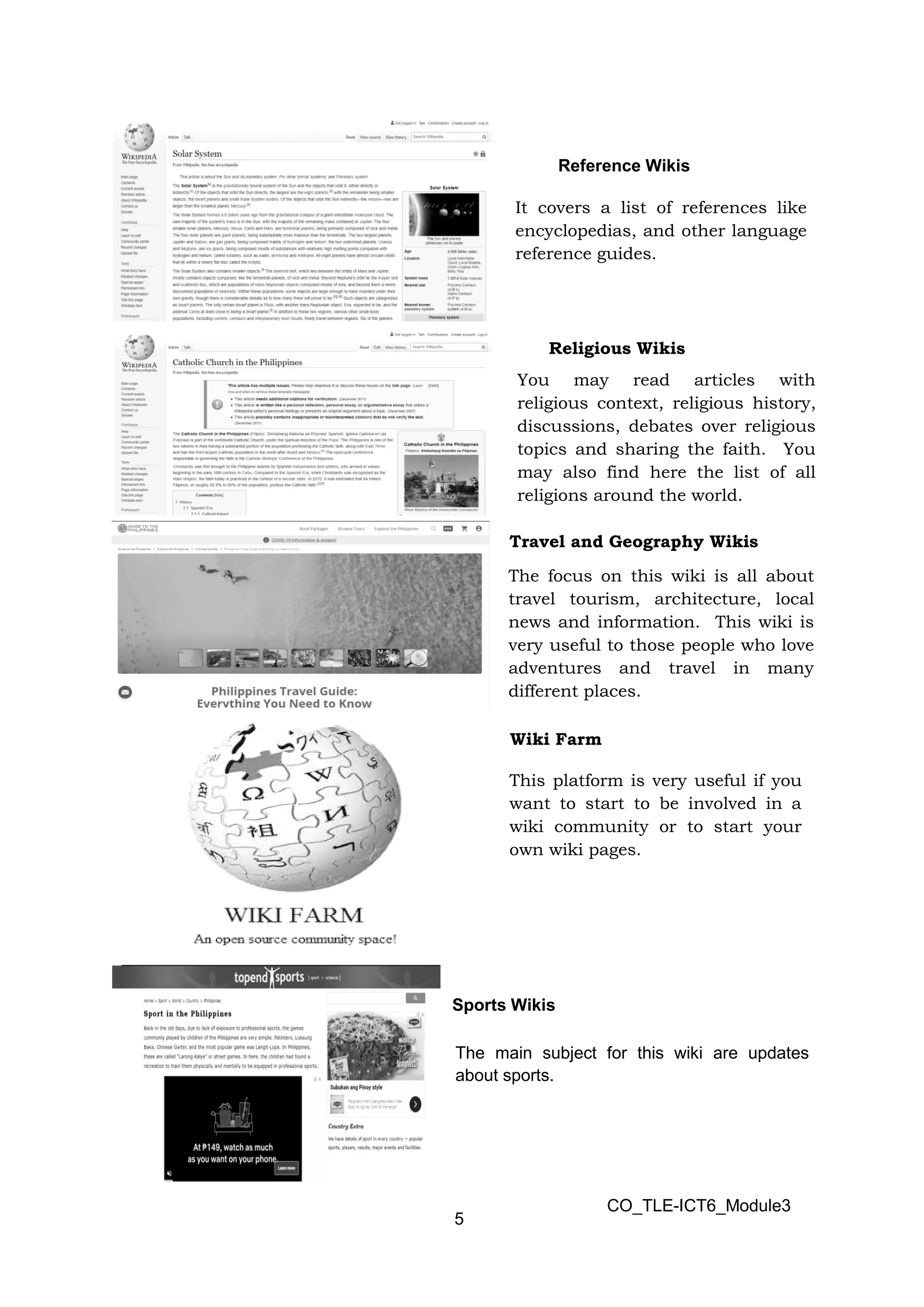 TLE-ICT6_Mod3_Post-and-Shares-Materials-on-Wikis-and-Blogs-in-a-Safe ...