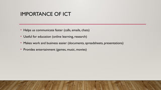 TLE- Introduction of Information and Communications Technology (.pptx
