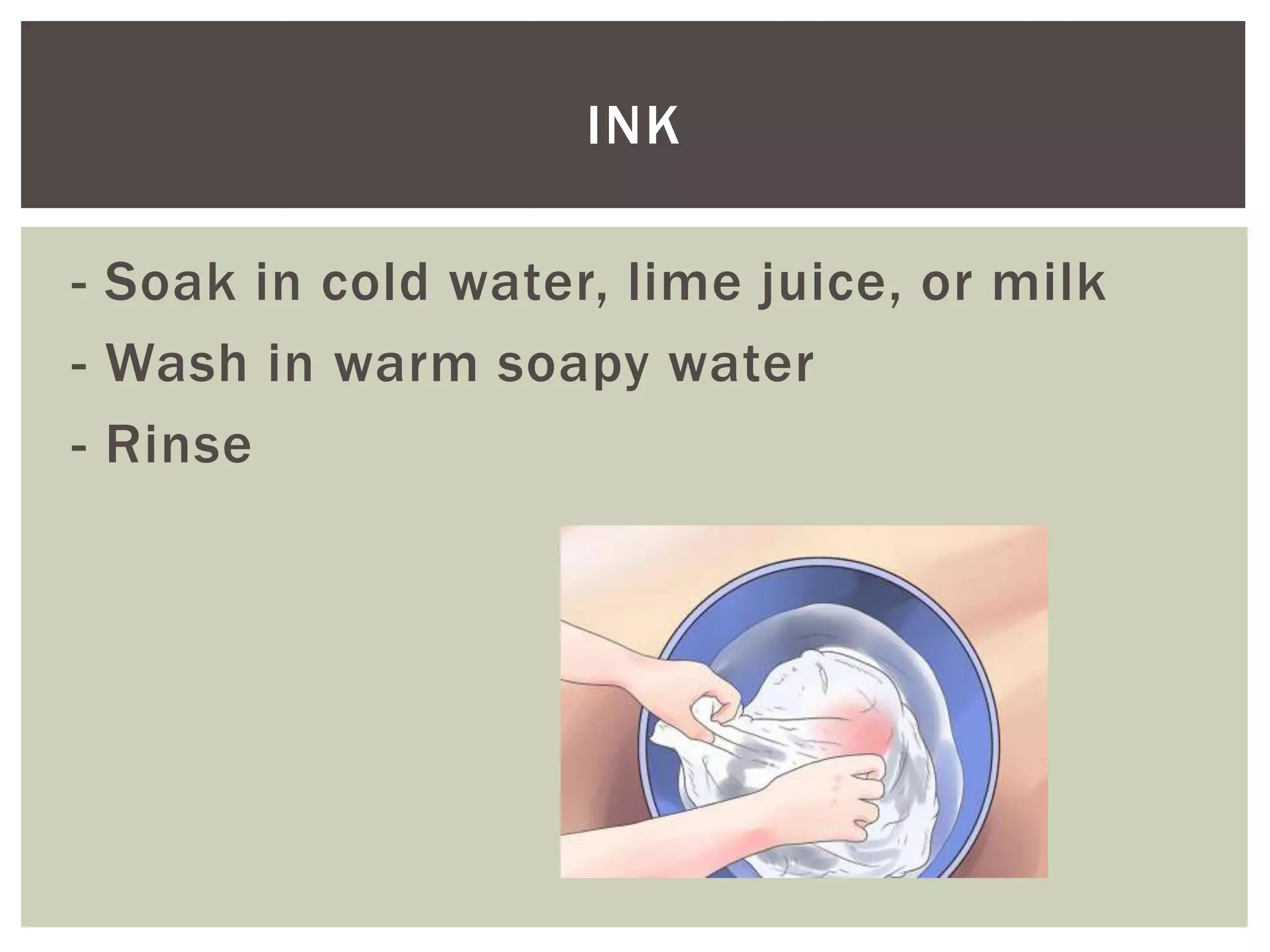 washing and ironing, linens and fabrics | PPTX