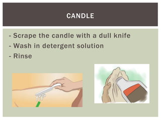 washing and ironing, linens and fabrics | PPTX