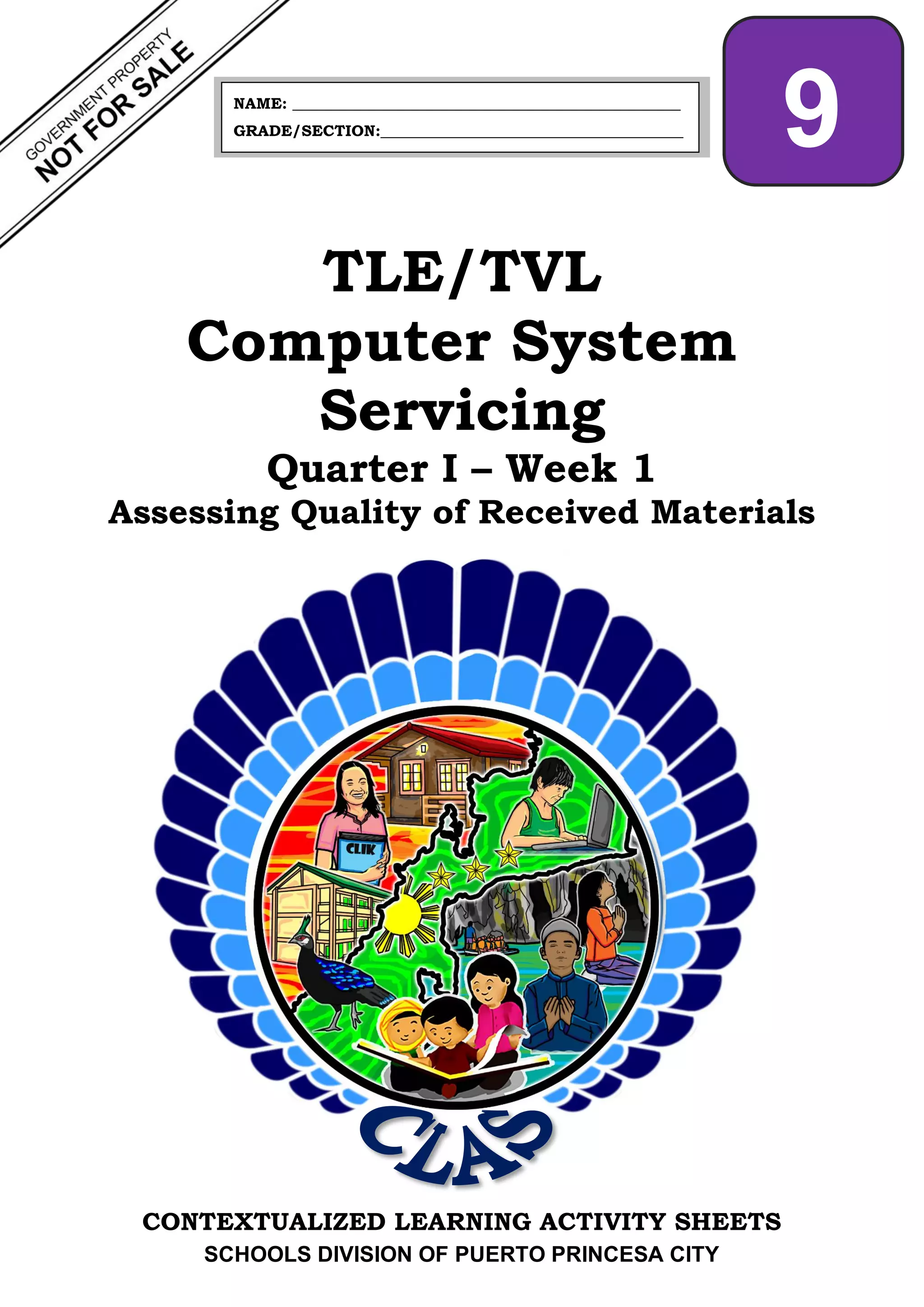 TLE-TVL_ICT(CSS)9_Q1_CLAS1_Assessing-Quality-of-Received-Materials ...