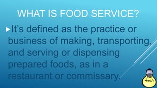 Tle 10 l1 food service | PPTX