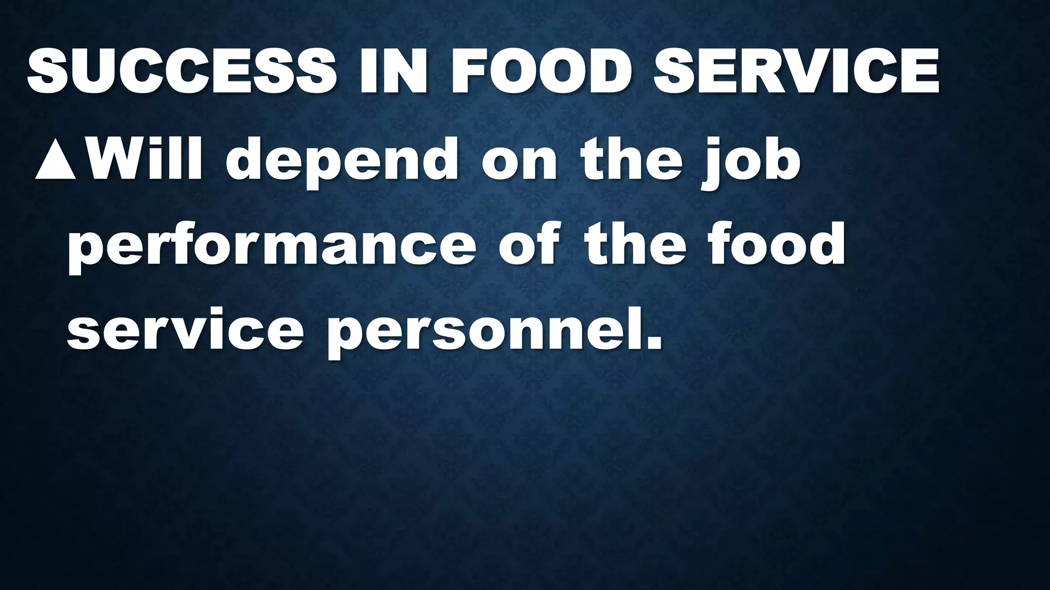 Tle 10 l1 food service organization | PPTX