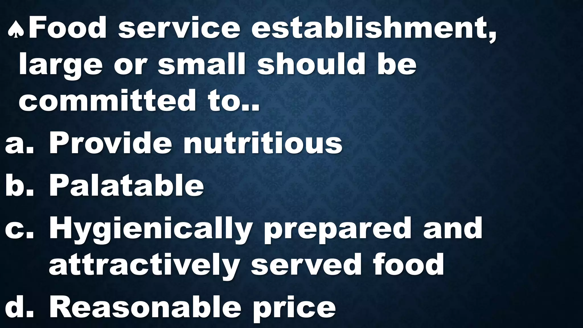 Tle 10 l1 food service organization | PPTX