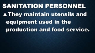 Tle 10 l1 food service organization | PPTX