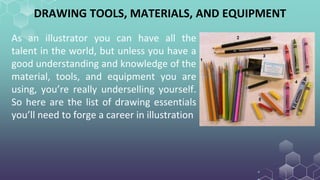 Drawing Tools, Materials, and Equipment | PPTX