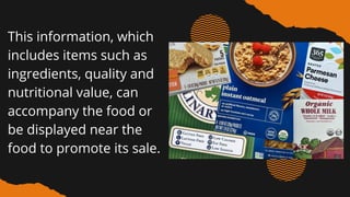 HOME ECONOMICS LITERACY: UNDERSTANDING FOOD LABELLING | PDF