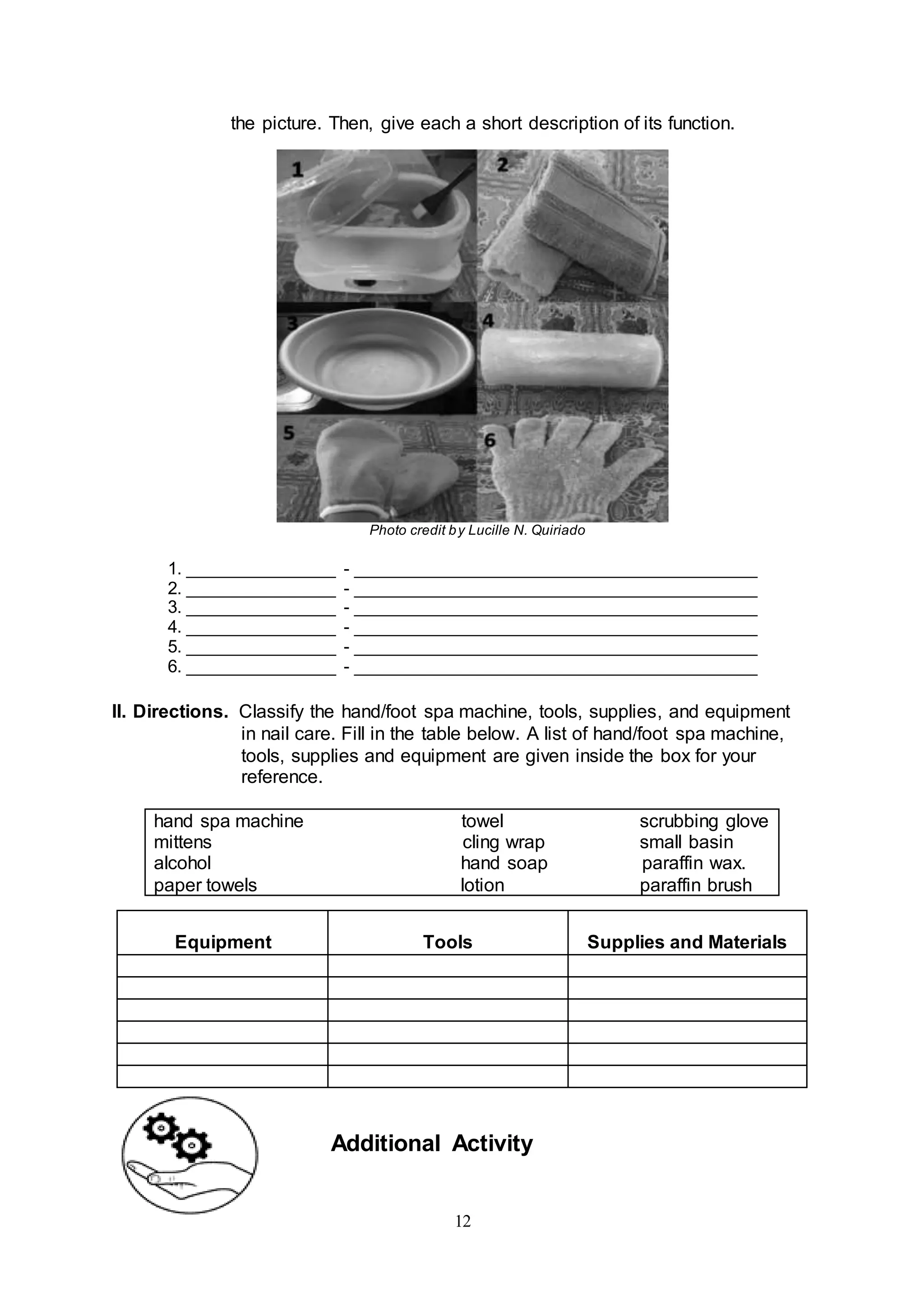 TLE10_HE_BeautyNailCareServices_Q1_M3_ApplyHandTreatment_v3.doc