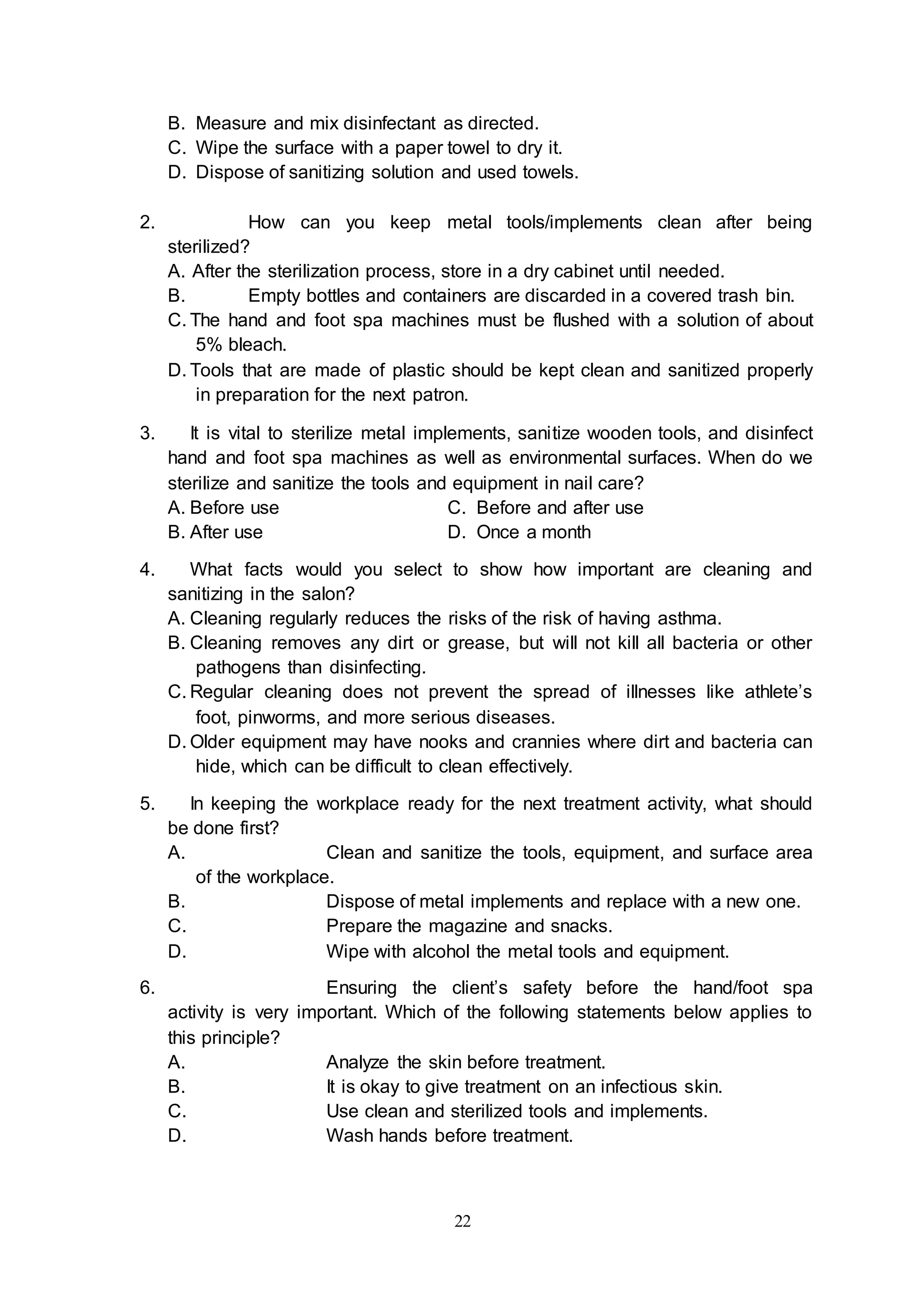 TLE10_HE_BeautyNailCareServices_Q1_M3_ApplyHandTreatment_v3.doc