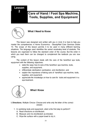 TLE10_HE_BeautyNailCareServices_Q1_M3_ApplyHandTreatment_v3.doc